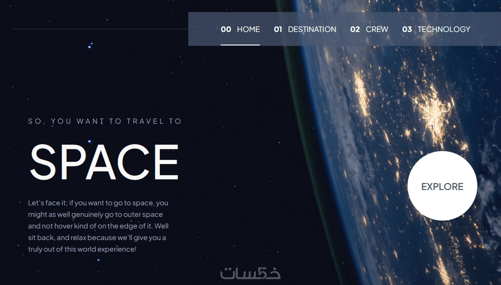 تصميم صفحات ويب إحترافية HTML5/CSS3/Bootstrap/ JS/Angular - خمسات