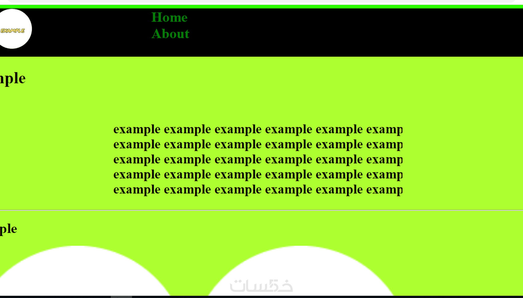 تصميم موقع من اختيارك بلغات ال Html5 و Css3 خمسات