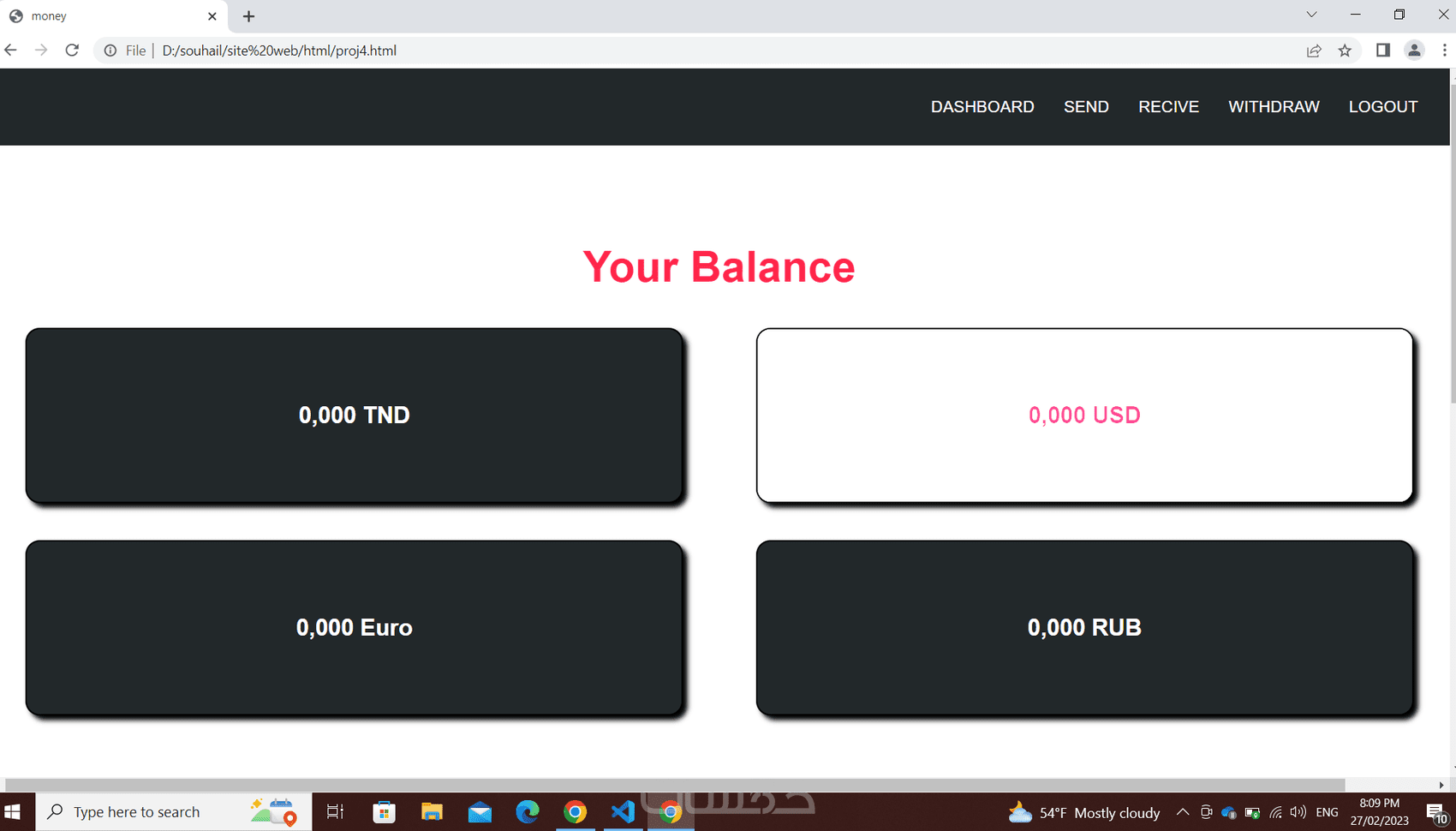 تصميم صفحة ويب باستخدام Html5,Css3,Java-Script,bootstrap - خمسات