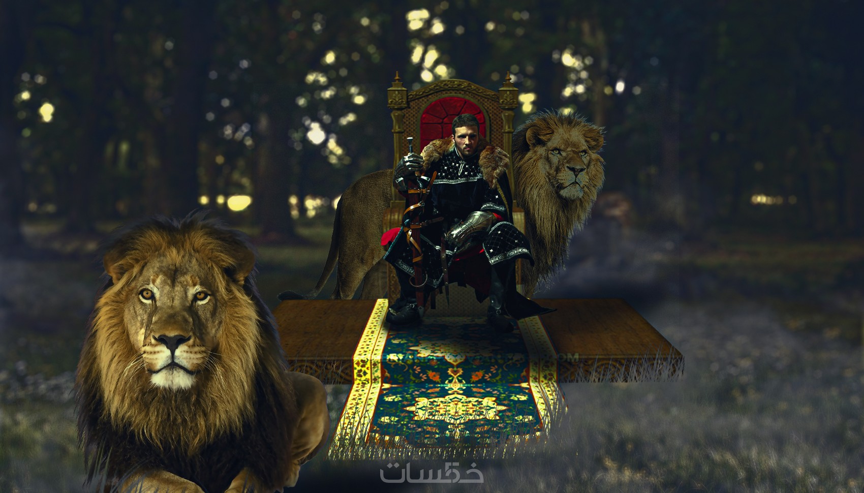 (تصميم شعار/تعديل الصور/دمج صور)adobe photoshopي - خمسات