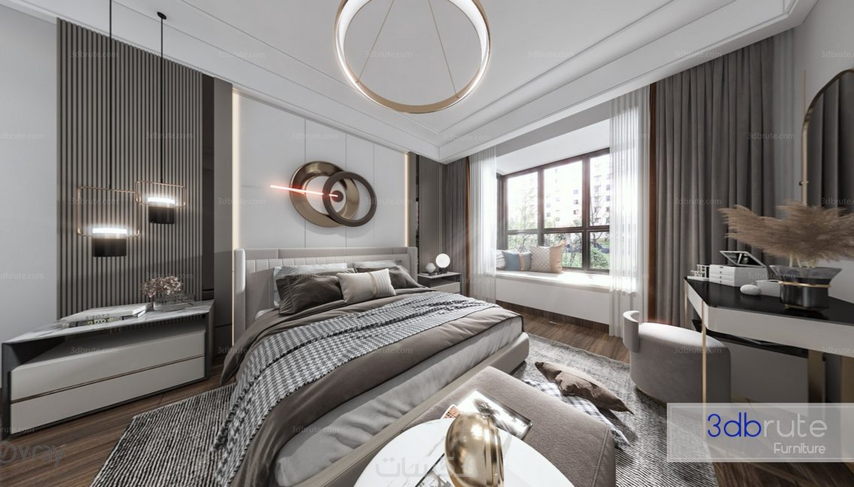 تصميم معماري ثلاثي الابعاد باستخدام 3ds max 360 - خمسات