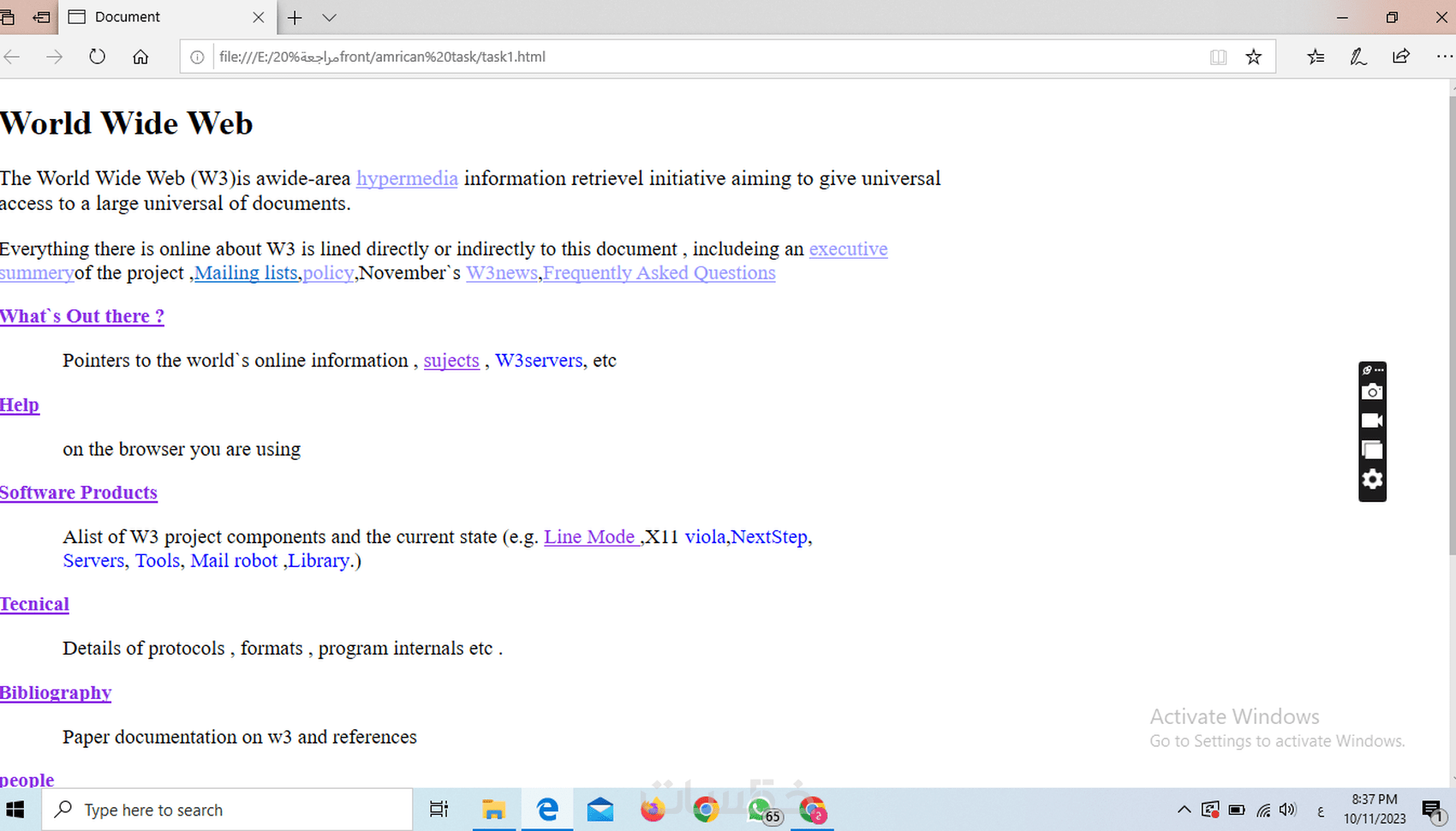 أقدم خدمة تصميم المواقع ويب ب html CSS js bootstrap - خمسات