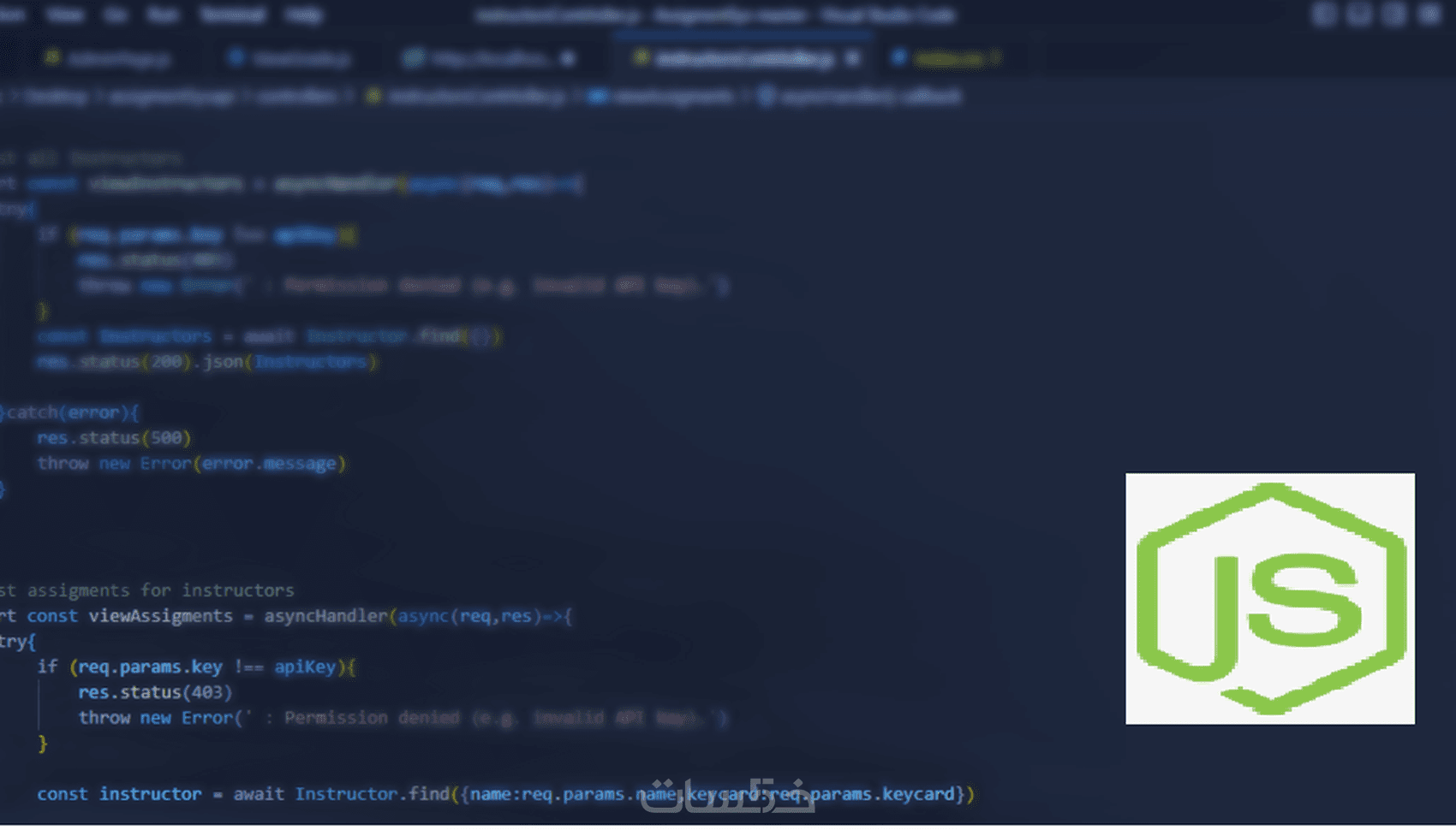 بناء RestfulAPI باستخدام ExpressJS و NodeJS لعمليات CRUD - خمسات
