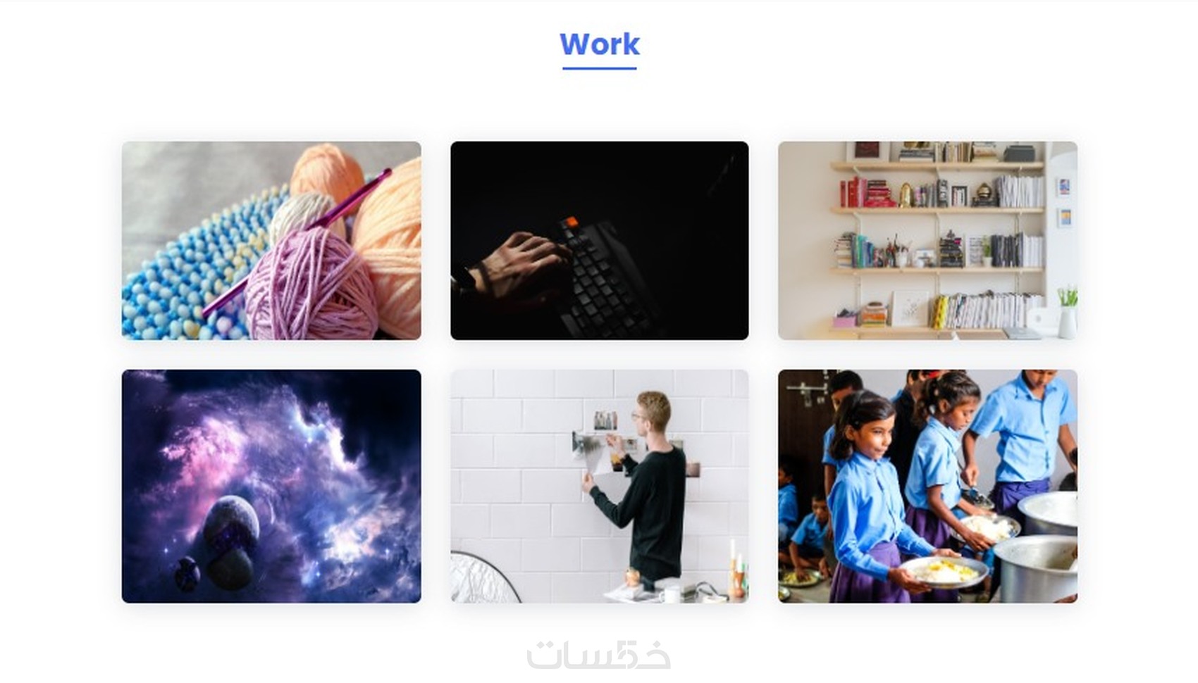 تصميم موقع الكتروني باستخدامhtml5 Css3 Bootstrap5 JavaScript - خمسات