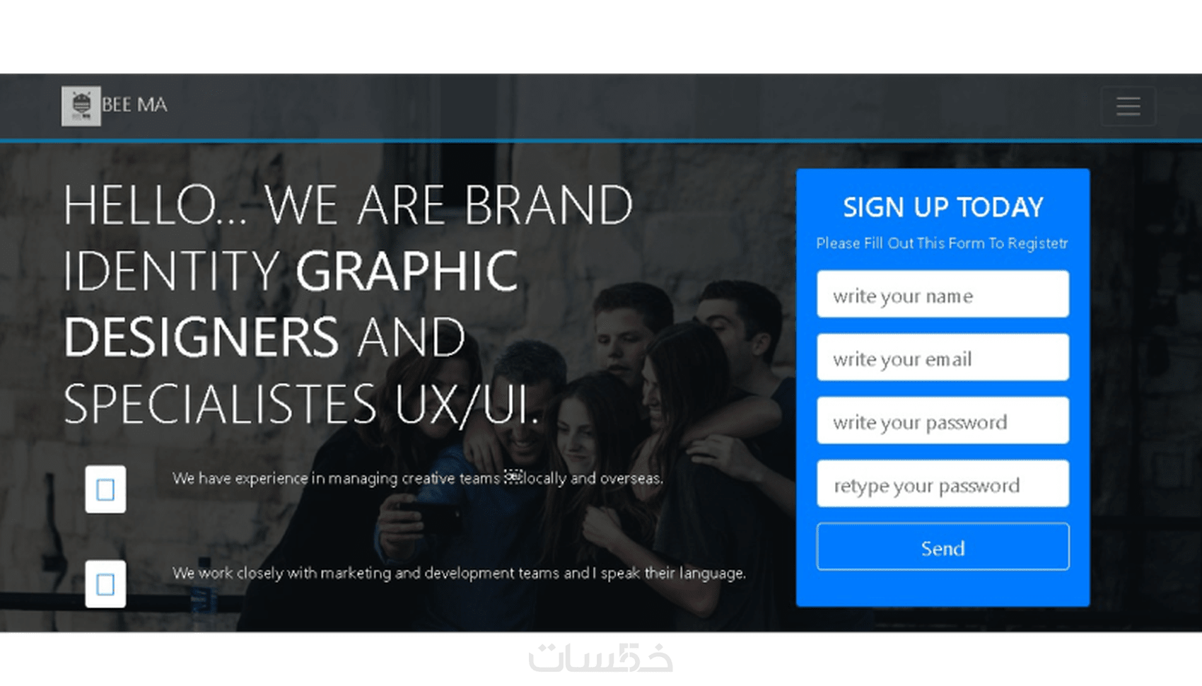 تصميم وتطوير صفحات الويب باستخدام HTML5 ,CSS3 - خمسات