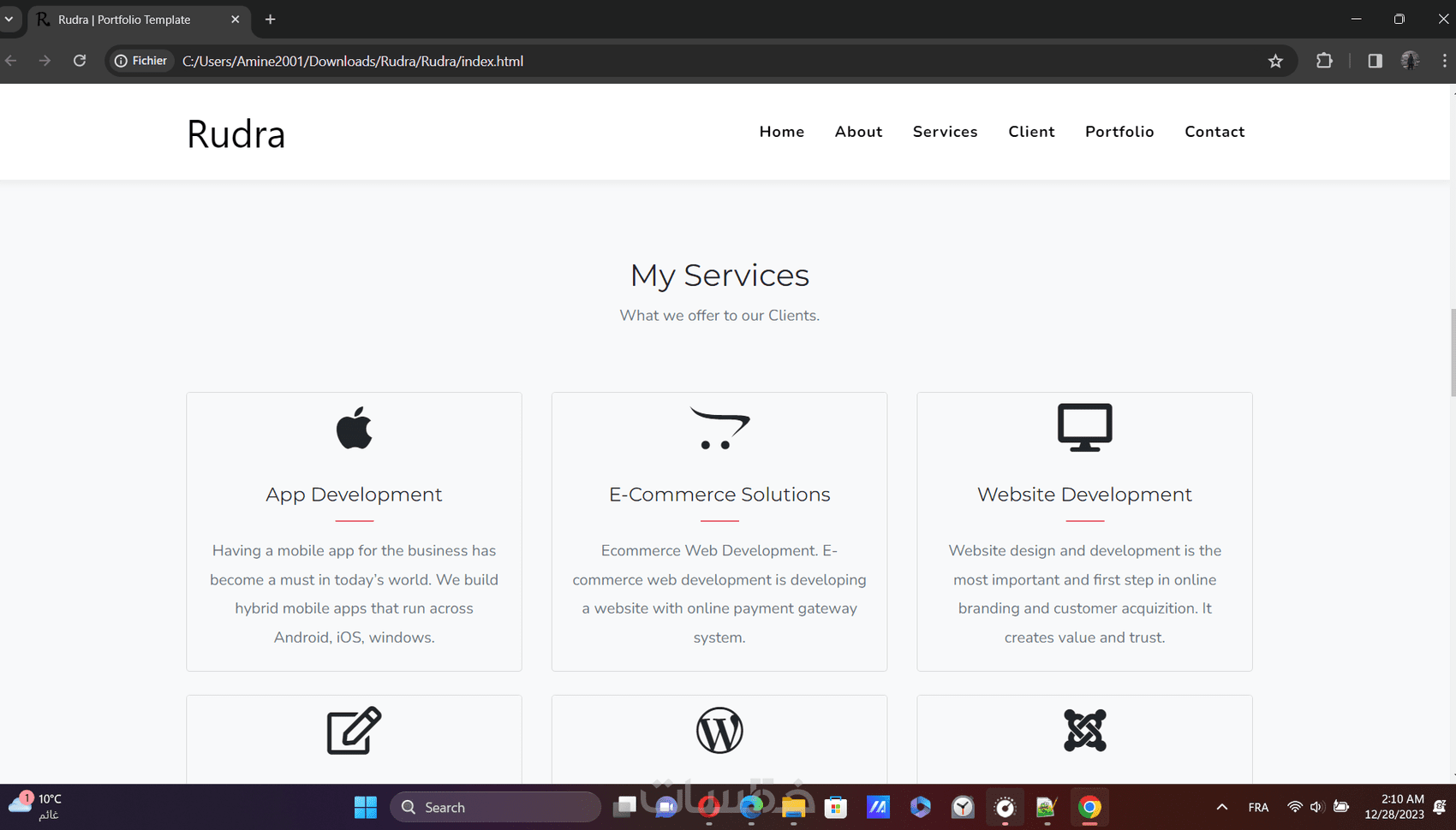 برمجة وتصميم موقع بأستخدام HTML5, CSS, JS, PHP, MySQL - خمسات