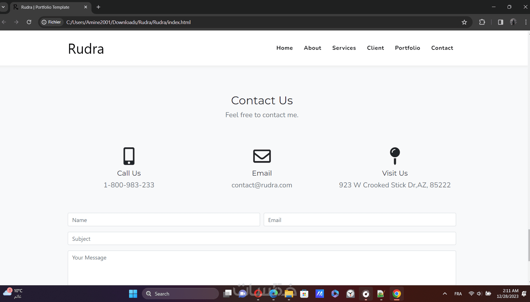برمجة وتصميم موقع بأستخدام Html5 Css Js Php Mysql خمسات