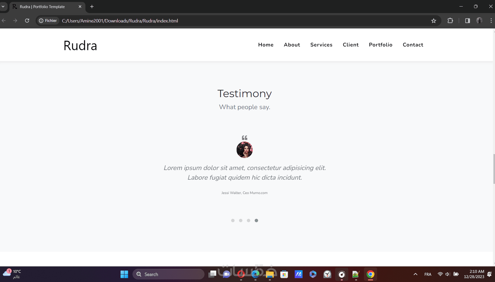 برمجة وتصميم موقع بأستخدام HTML5, CSS, JS, PHP, MySQL - خمسات