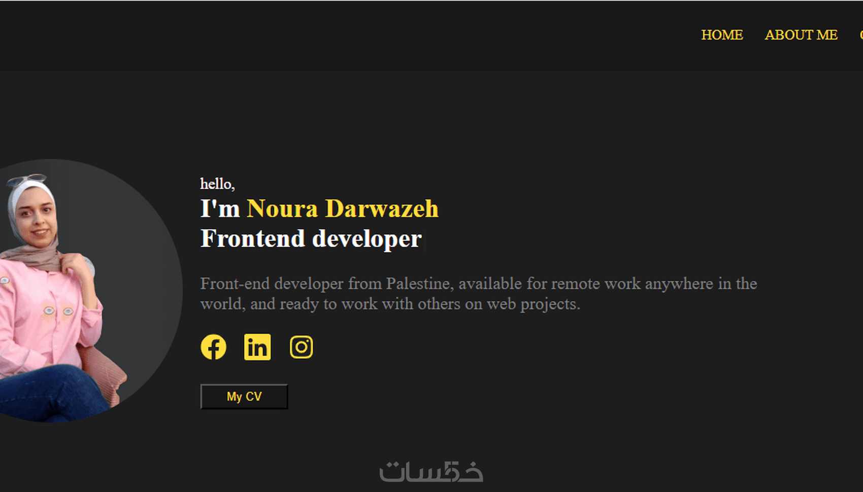 تصميم واجهة امامية لموقع من اختيارك باستخدام HTML5, CSS3 - خمسات