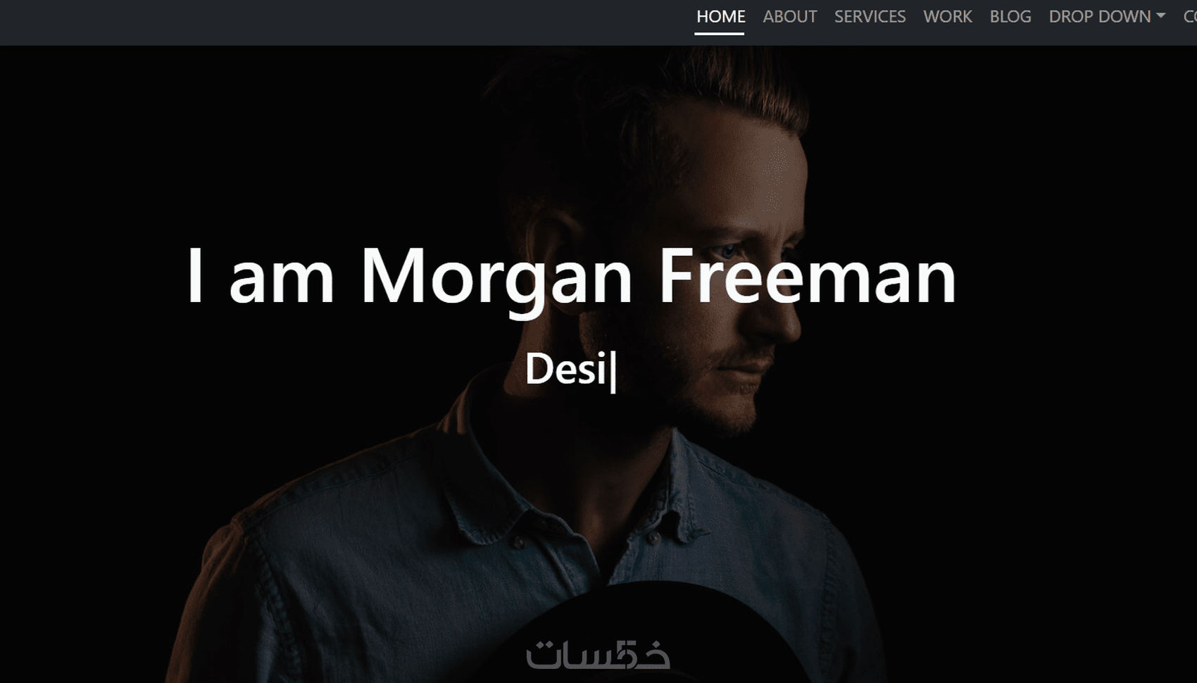 تصميم صفحة ويب باللغة HTML CSS Bootstrap - خمسات
