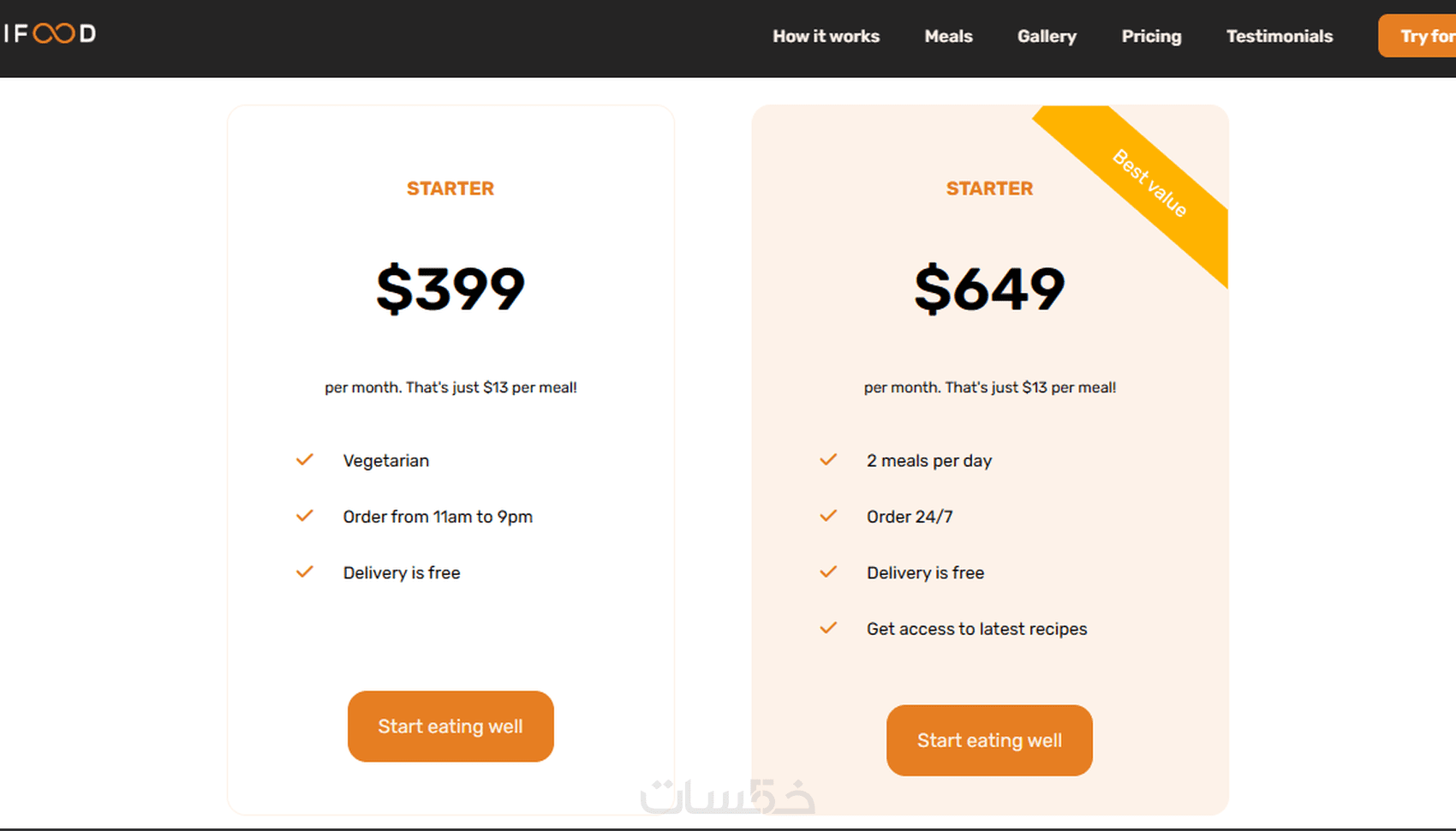 تحويل تصميم واجهات أمامية Figma لكود HTML CSS JS bootstrap - خمسات