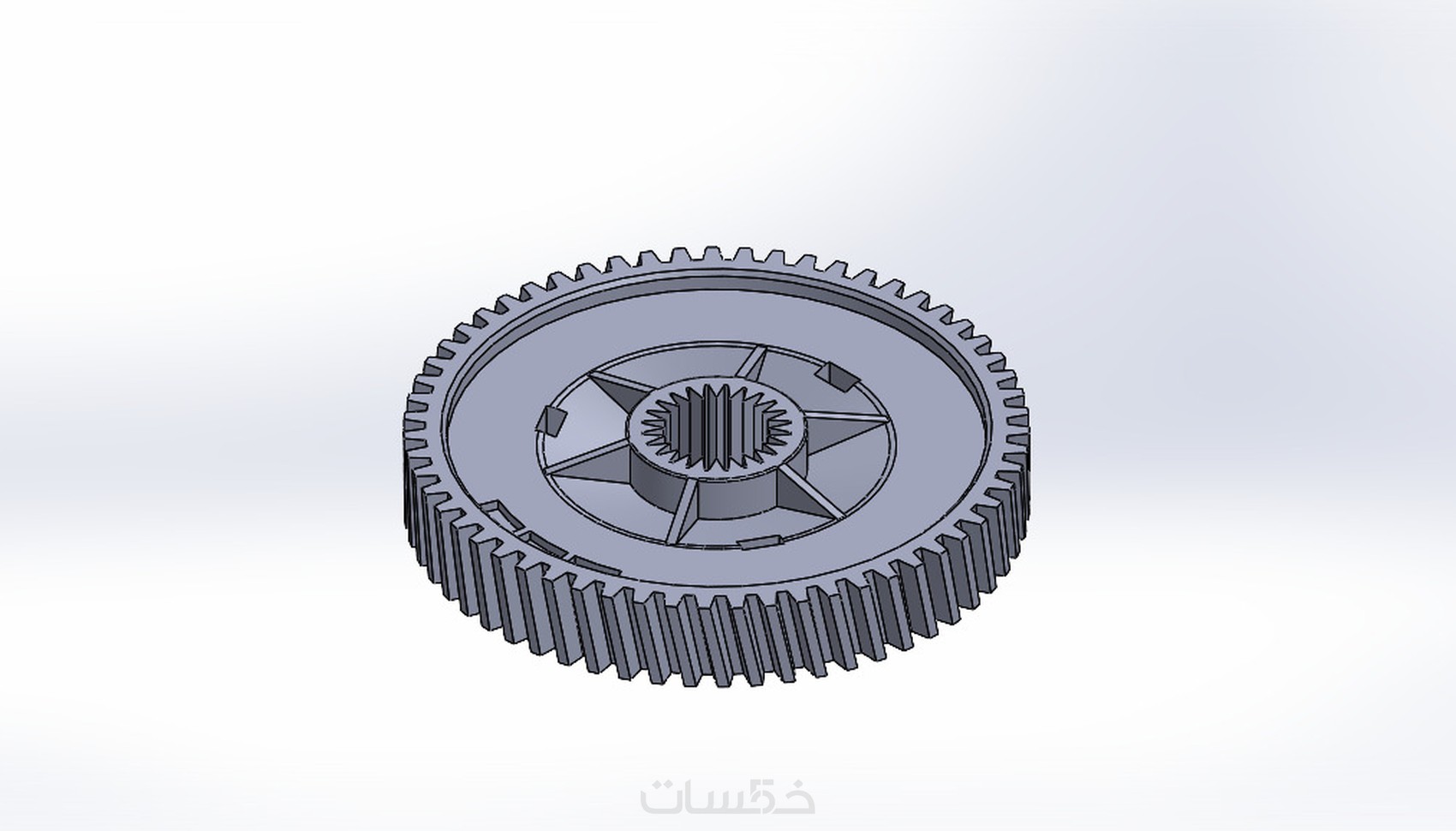 تصميم هندسي متكامل بواسطة برنامج solidworks - خمسات