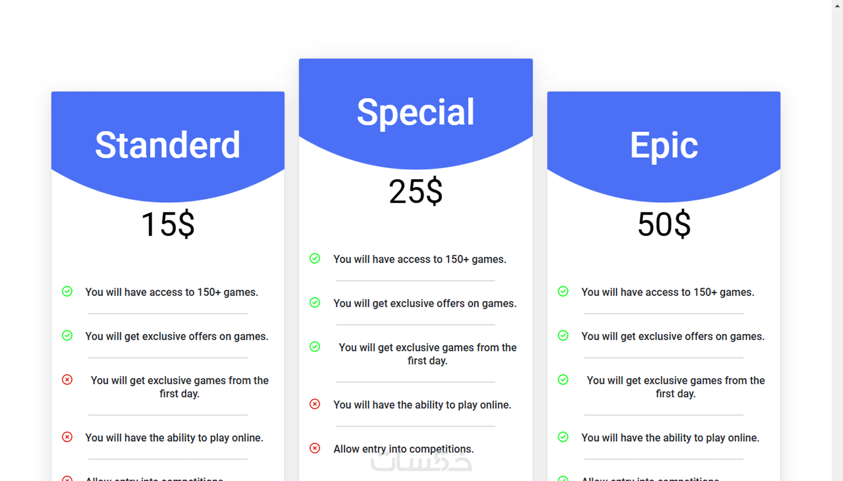 تصميم مواقع باستخدام HTML , css - خمسات