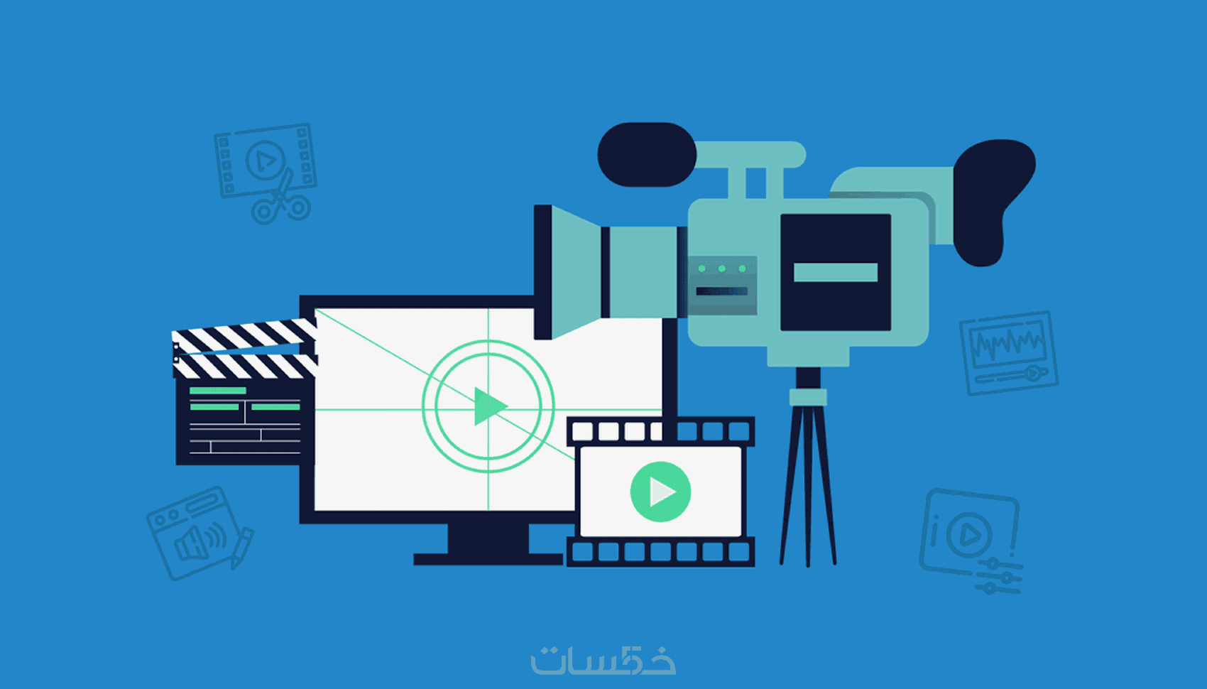 تحرير الفيديوهات بشكل احترافي ومتطور - خمسات