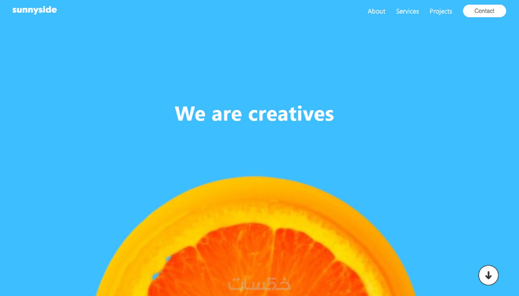 إنشاء صفحات هبوط باستخدام Html Css Js خمسات 