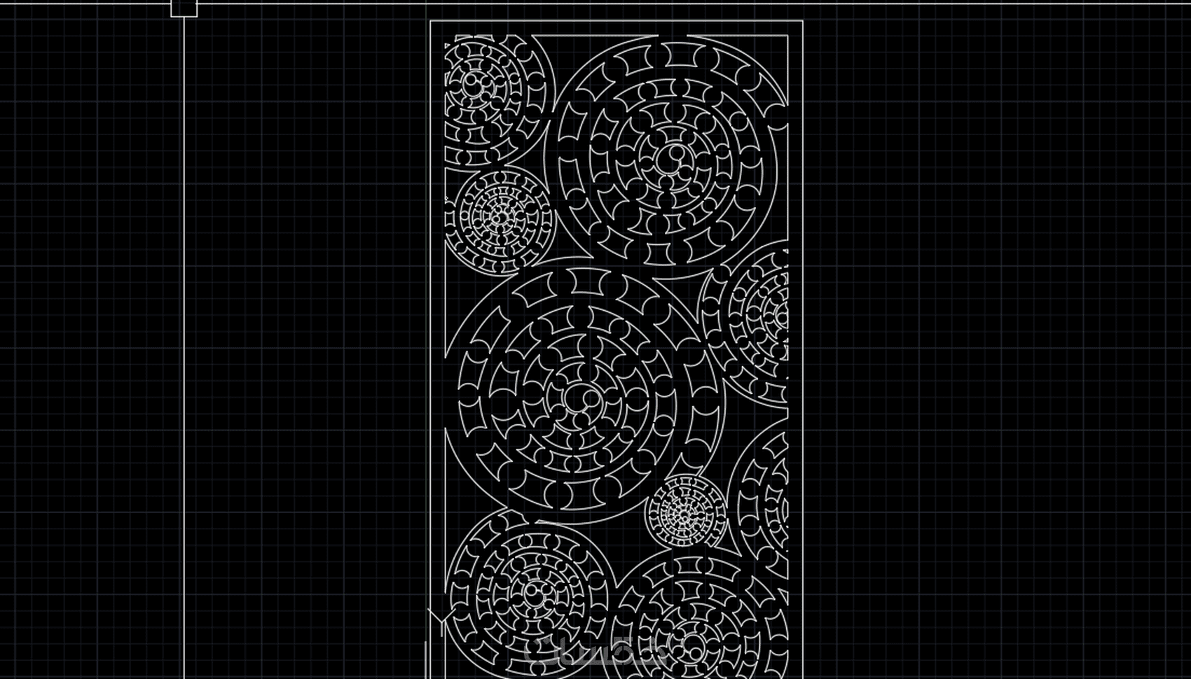 رسم الزخارف الخاصة بماكينة الCNC - خمسات