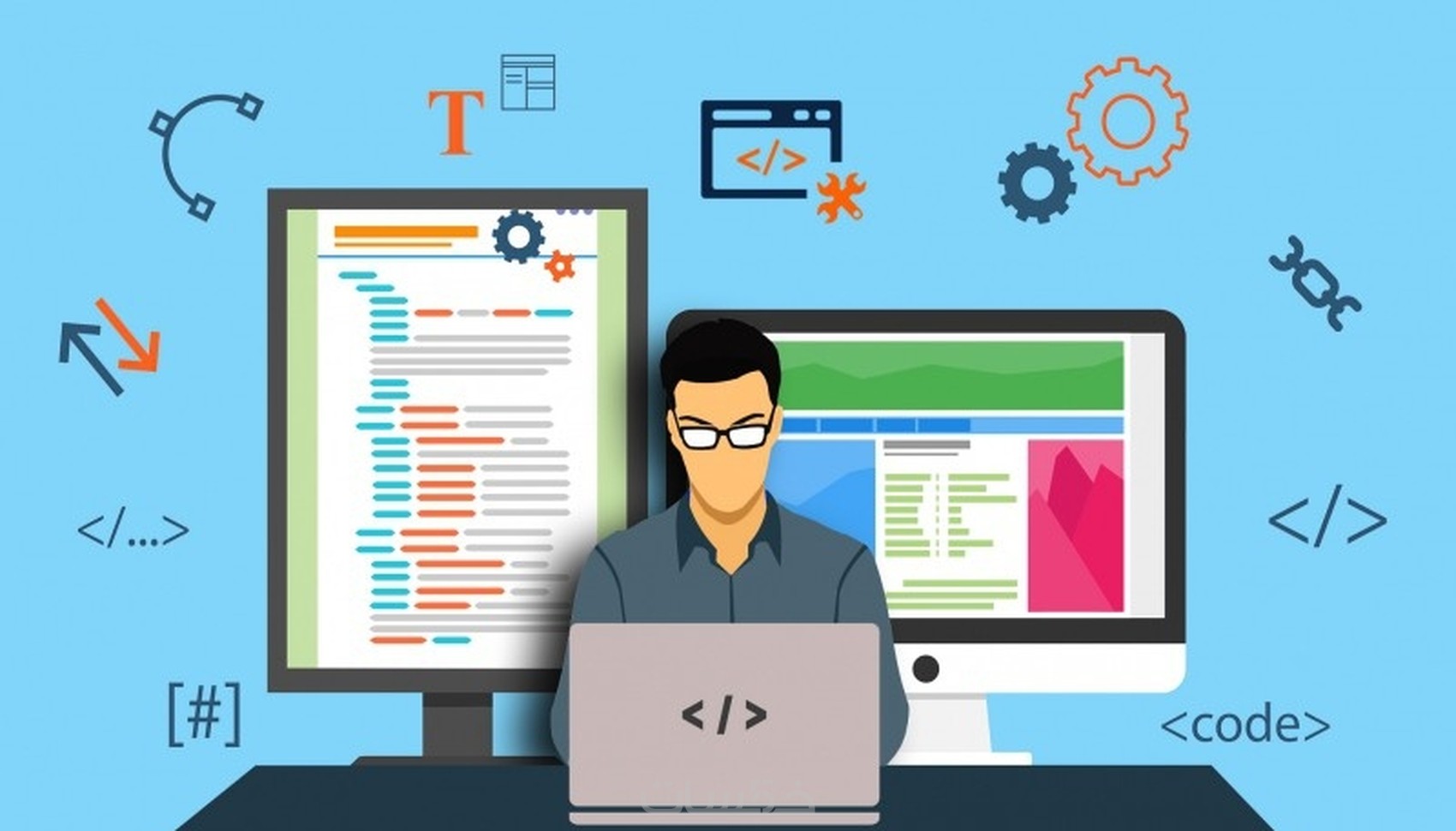 تعديل الاخطاء في أكواد Html وcss في موقعك خمسات
