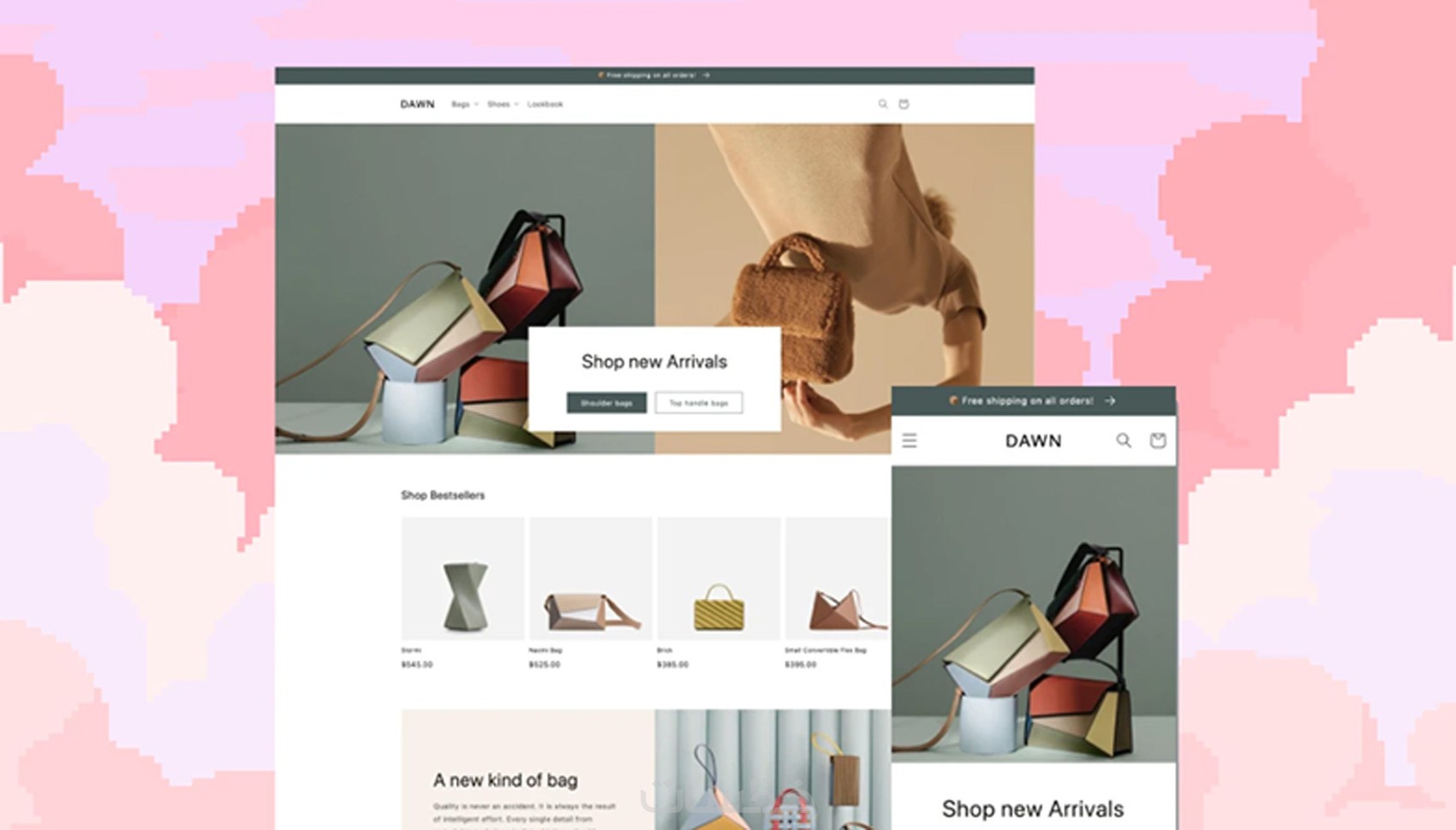 تصميم متجر shopify احترافي - خمسات