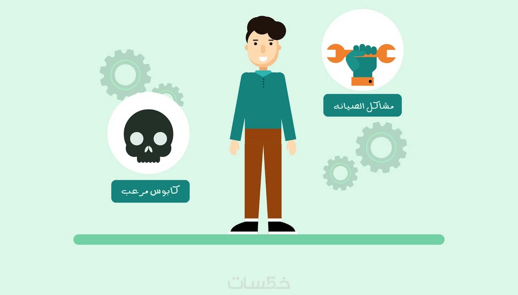فيديو موشن جيرافيك مميز مدة 5 ثواني - خمسات