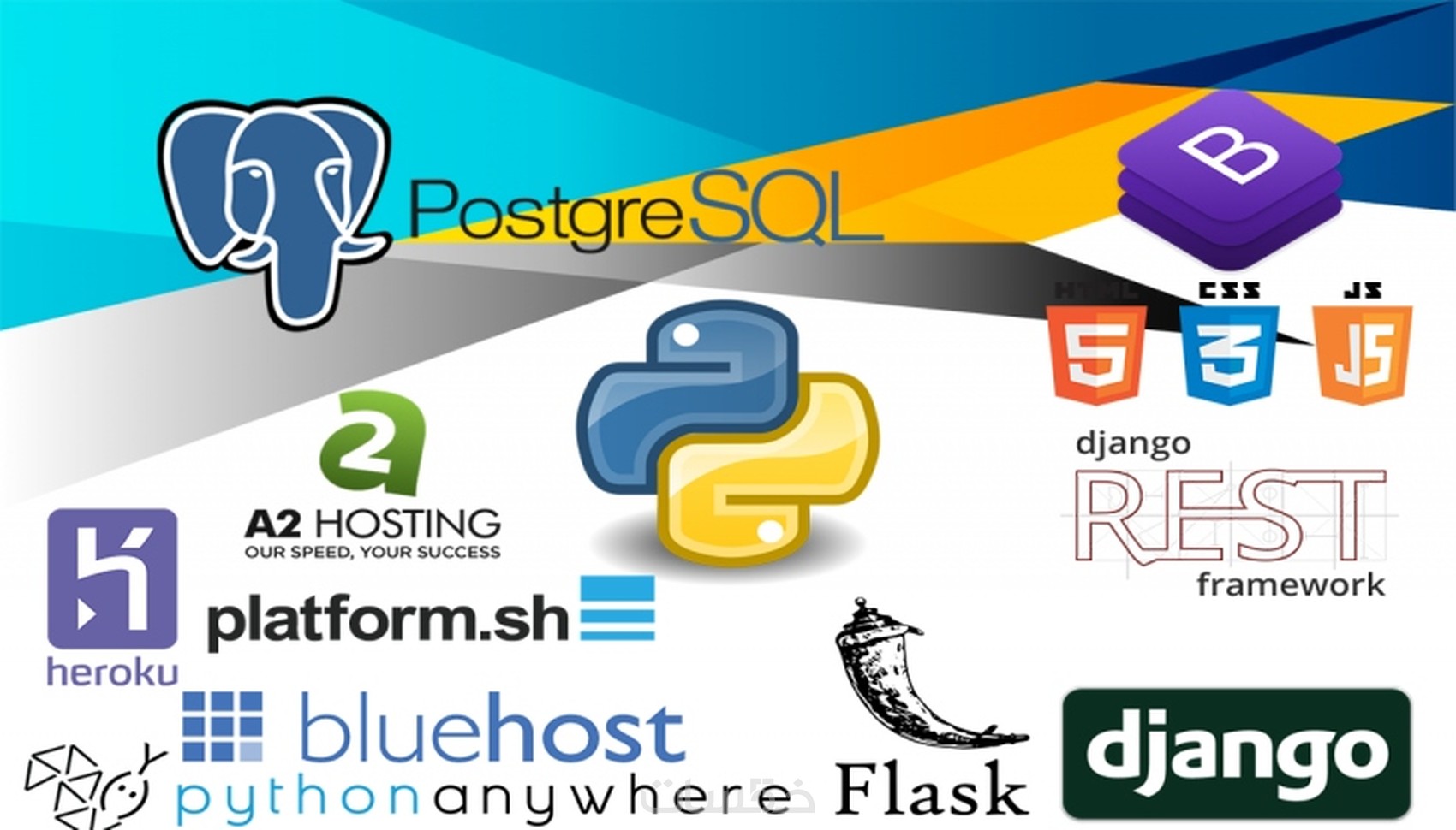 يمكنني إنشاء تطبيق ويب باستخدام (Python-Django-PostgreSQL) - خمسات