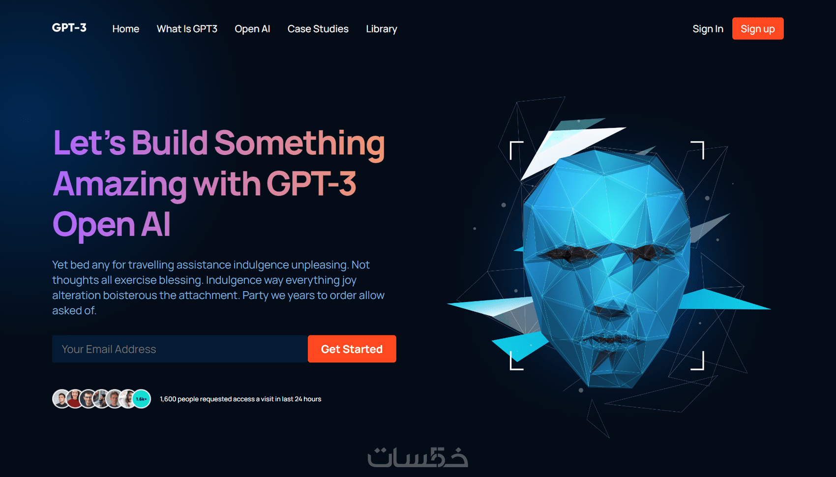 برمجة موقع Html Css Bootstrap React Js خمسات