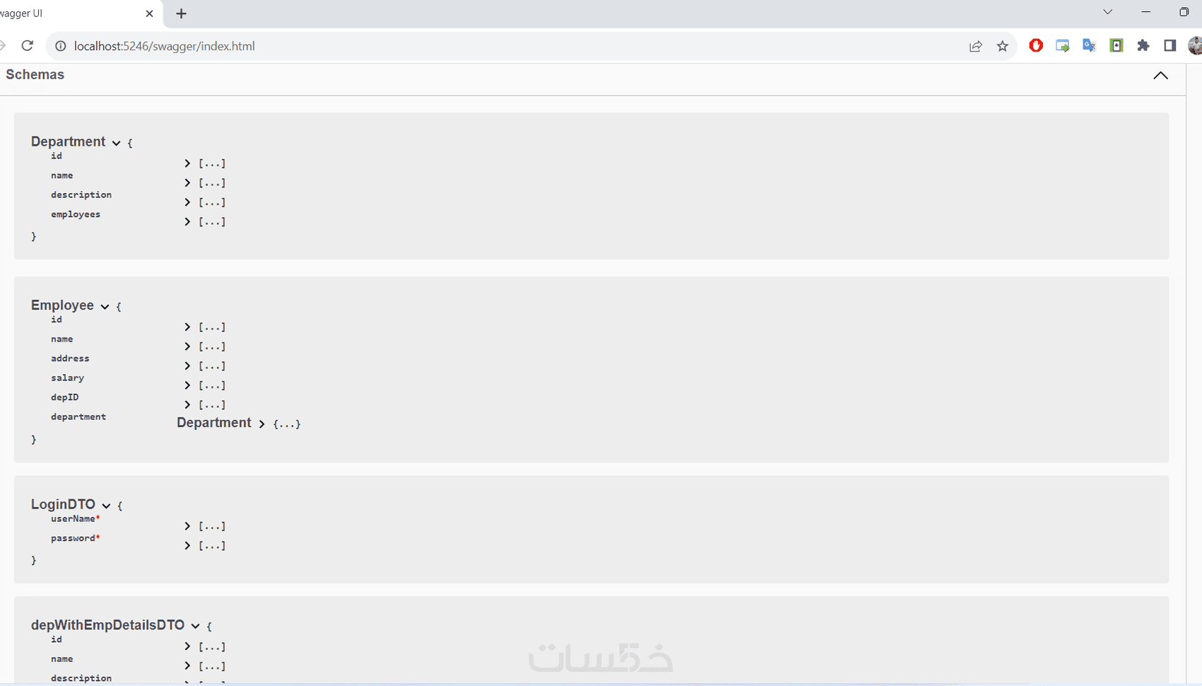 حل المسائل البرمجية فى خدمات الويب Api core - خمسات
